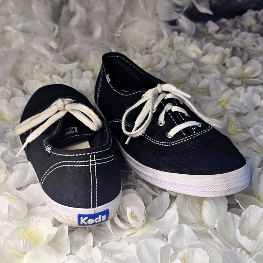 Women's Keds Champion Originals Black Canvas Low Top … - Gem